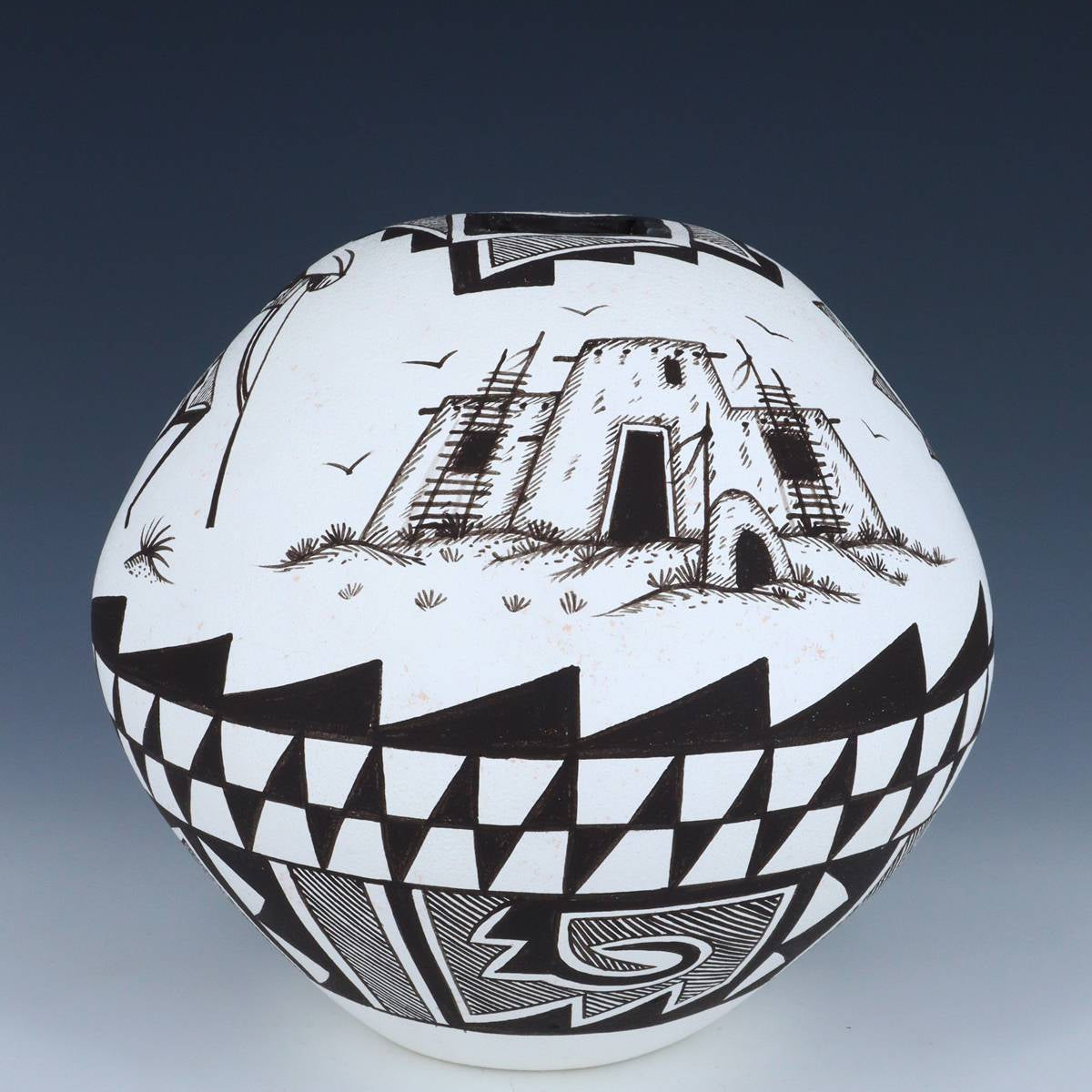 Acoma Style Hand Coiled Pottery – PuebloDirect.com