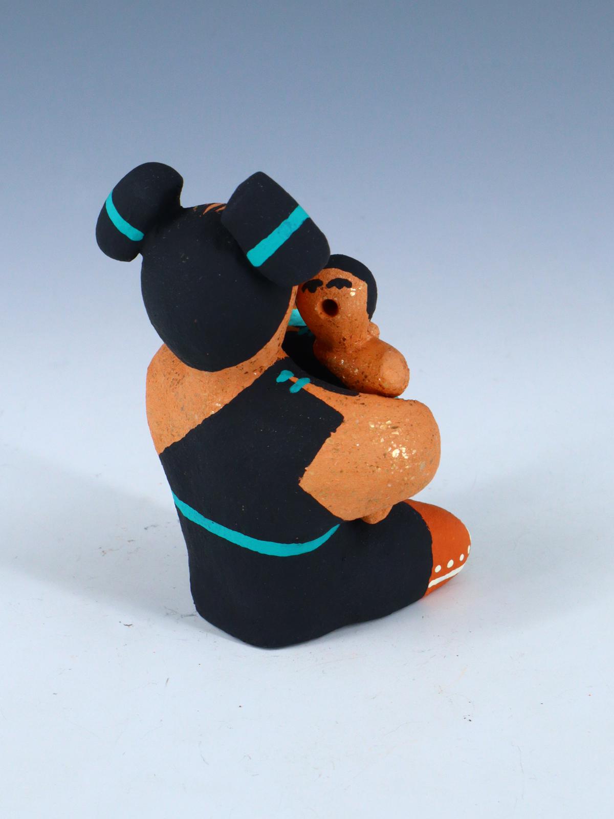 Taos Pueblo Pottery Two Baby Storyteller Doll – PuebloDirect.com