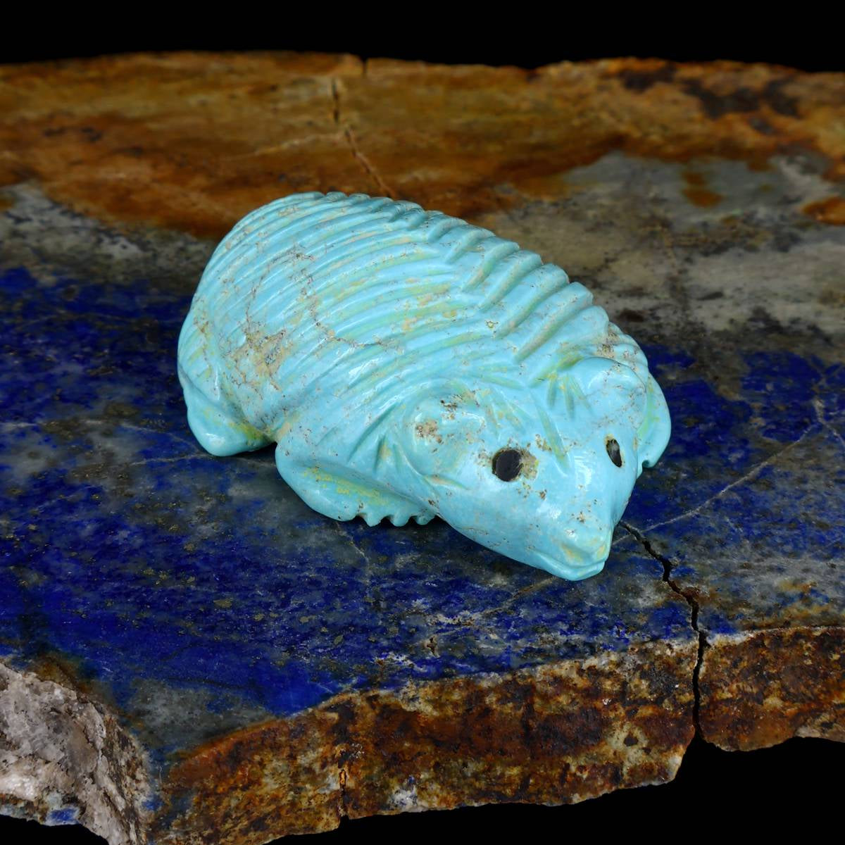 Turquoise Badger Navajo Carving – PuebloDirect.com